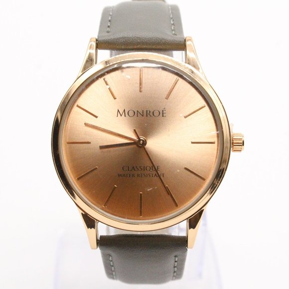 Monroe | Accessories | Vintage Monroe Classique Watch Unisex Casual ...